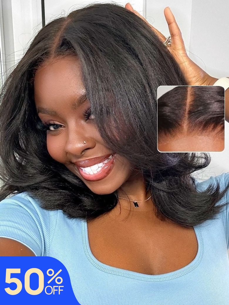 Nadula Flash Sale 13x4 Pre-Everything Straight Hair Wig Put On And Go Glueless Human Hair Wigs