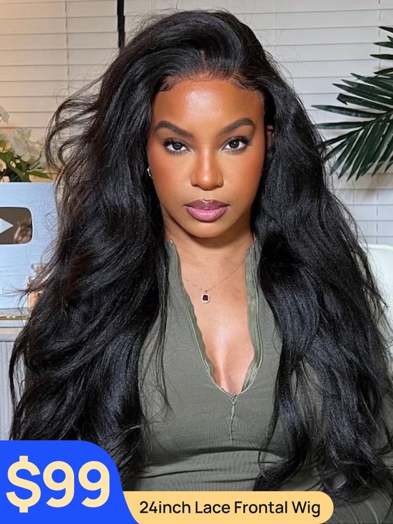 Nadula Flash Sale Kinky Straight 13x4 Lace Frontal And 4x0.75 T Part ...